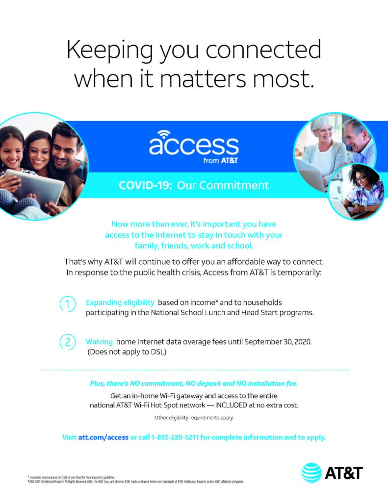 Access from AT&T Expanding Eligibility for Distance Learning ...